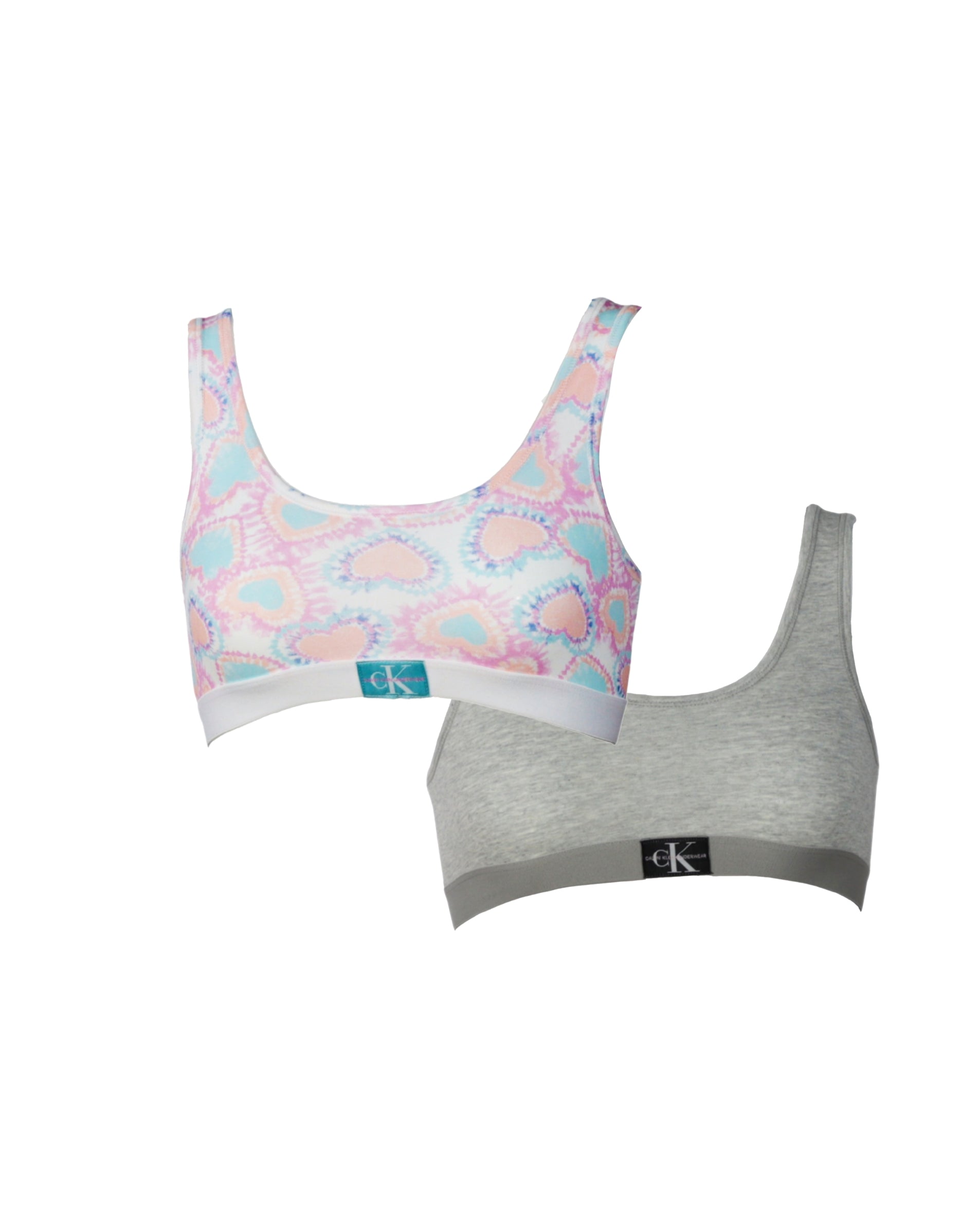 CK CALVIN KLEIN Girls Heart Basic Bra 2 Pcs – American Center Outlet