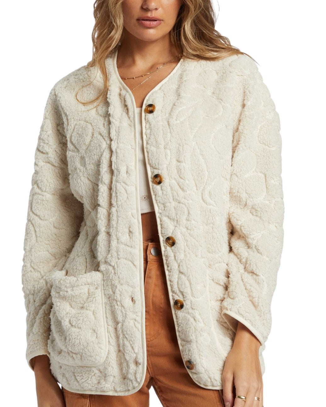 BILLA BONG Women Cozy Fleece Light Jacket – American Center Outlet